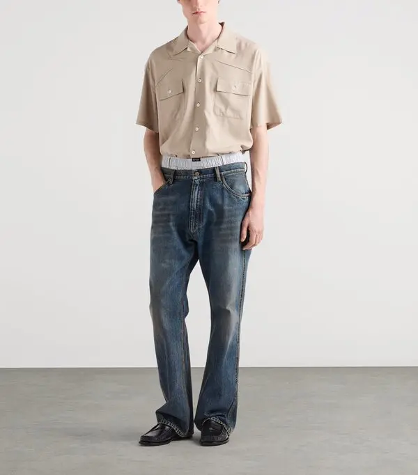 Prada Silk Short-sleeve Shirt