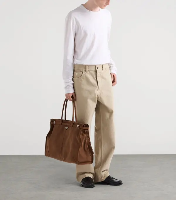 Prada Old Denim Straight Jeans - Neutral