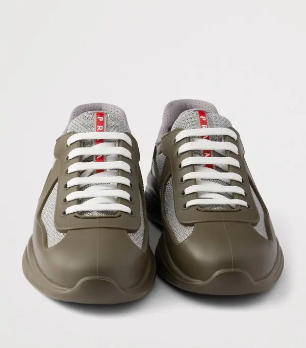 Prada America's Cup Sneakers - Green