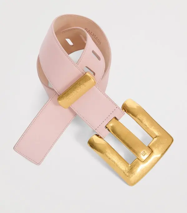 Balmain Leather Anthem Belt