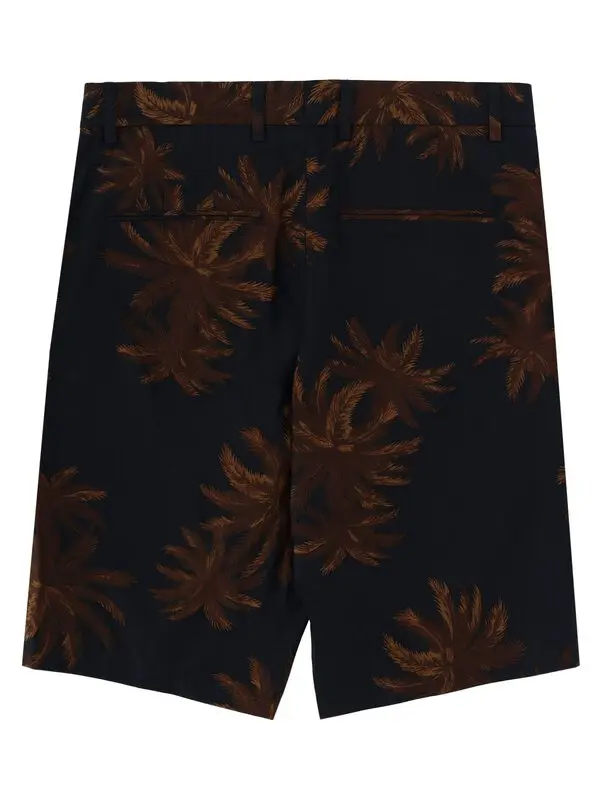 Vince Printed Cotton Shorts