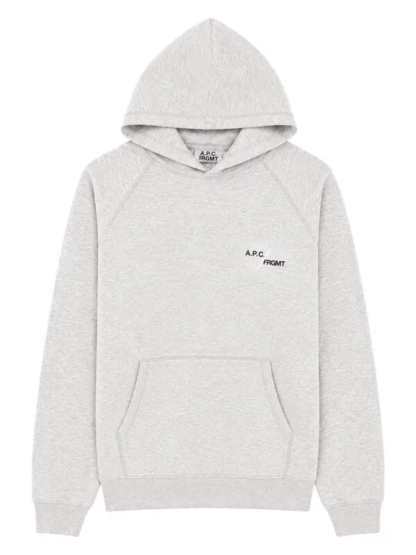 A.p.c. Felpa Con Logo - Grey