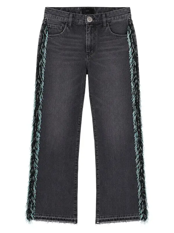 Alanui Embellished Fringe Jeans