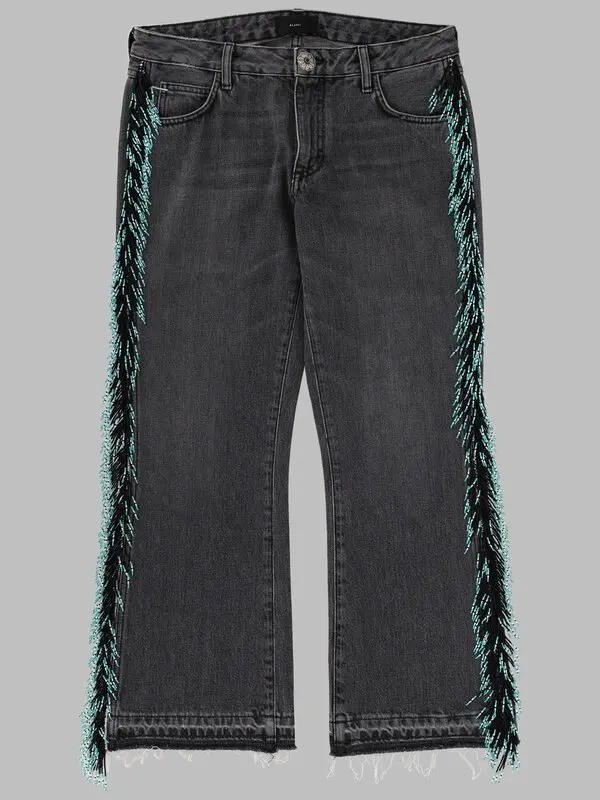 Alanui Embellished Fringe Jeans