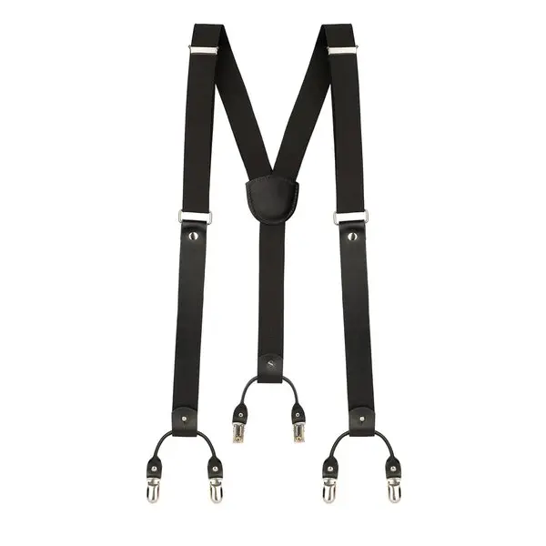BADASS & GODDESS LEATHER Leather Front Suspenders