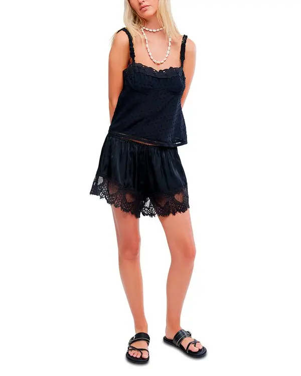 Free People Little Love Tank Top - Black