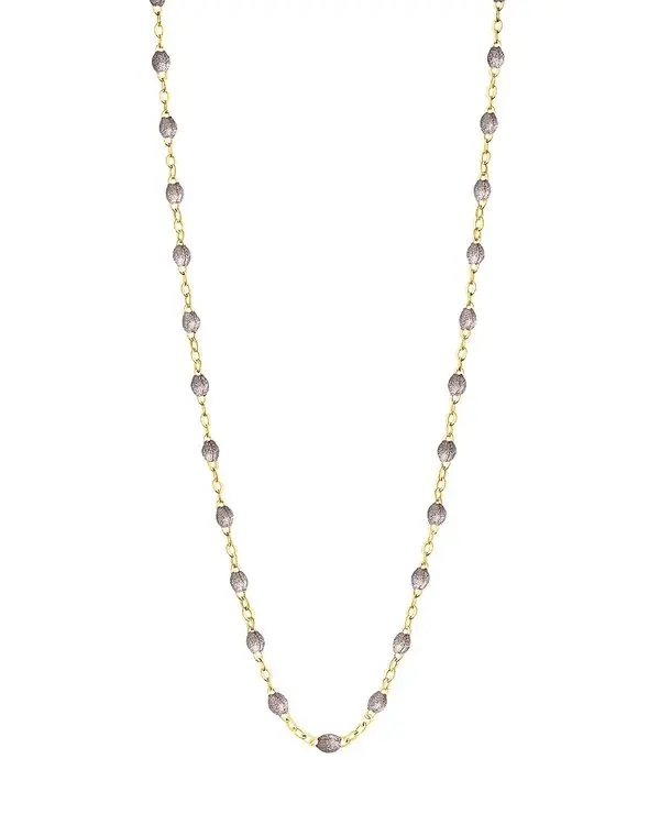 Gigi Clozeau 18k Yellow Gold Classic Gigi Necklace, 16.5 - Silver