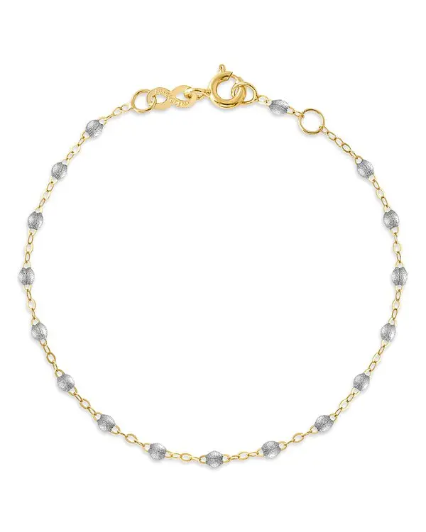 Gigi Clozeau 18k Yellow Gold Classic Gigi Bracelet - Silver