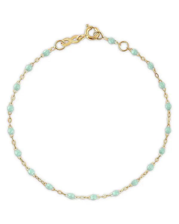 Gigi Clozeau 18k Yellow Gold Classic Gigi Bracelet - Jade
