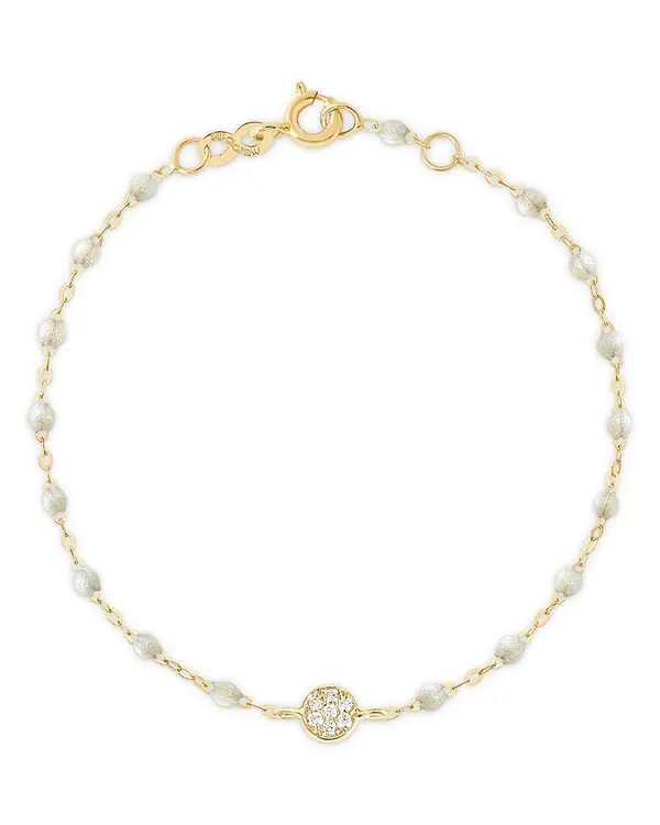 Gigi Clozeau 18k Yellow Gold Classic Puce Diamond Bracelet - Opal