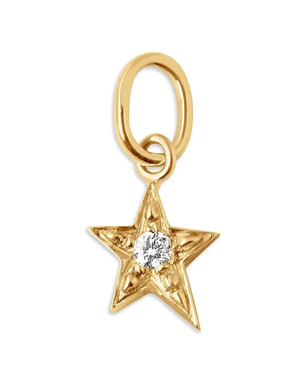 Gigi Clozeau 18k Yellow Star Diamond Pendant, 0.02 Tcw - Gold