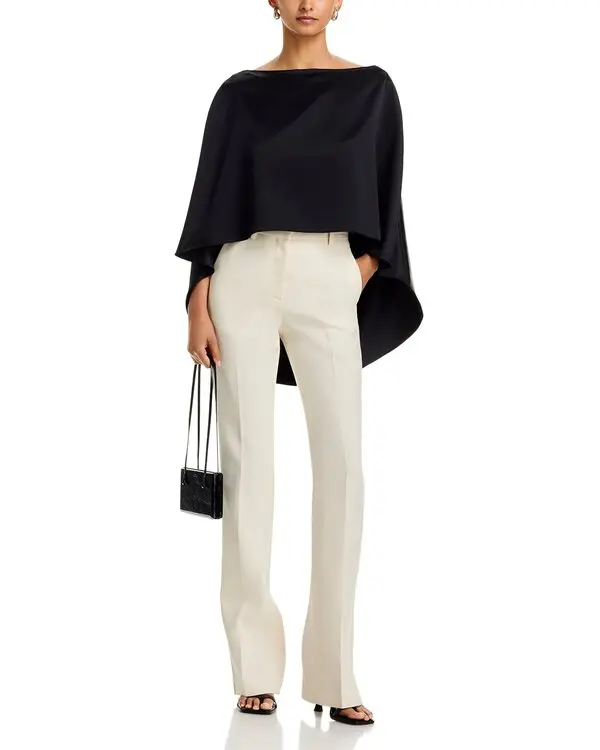 HEIRLOME Anna Silk Cape Effect Top
