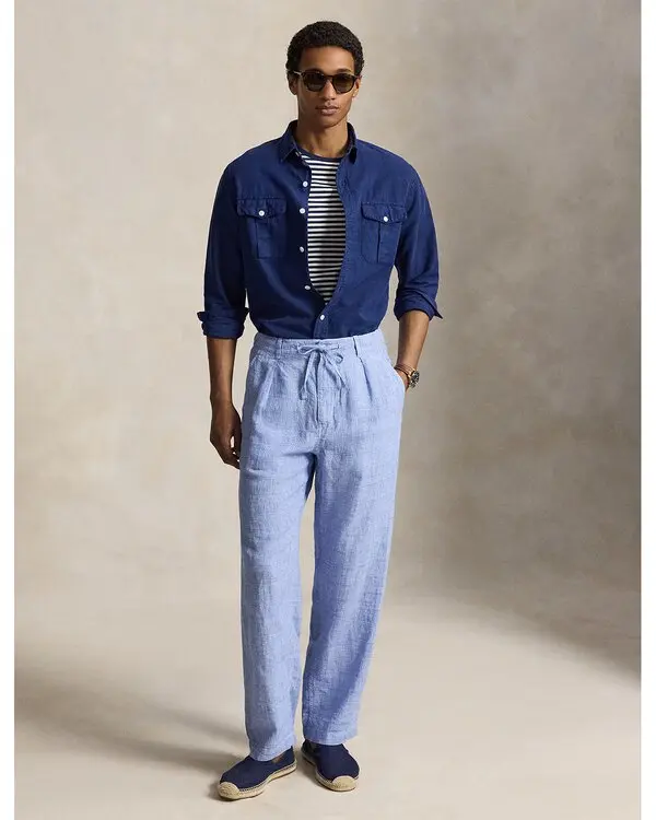 Polo Ralph Lauren Lateef Relaxed Fit Linen Drawstring Pants