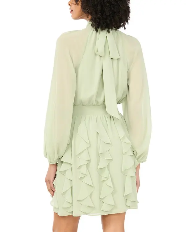 1.State Corkscrew Long Sleeve Mini Dress