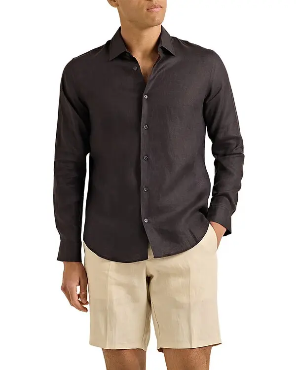 Orlebar Brown Norwich Italian 9 Linen Shorts - Chai