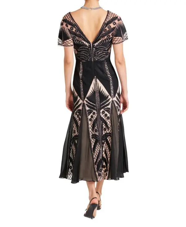 TEMPERLEY LONDON Giselle Embroidered Midi Dress