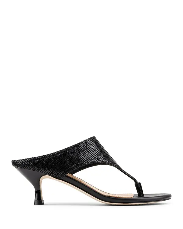 DONALD PLINER Lucynda Mid Heel Thong Sandals