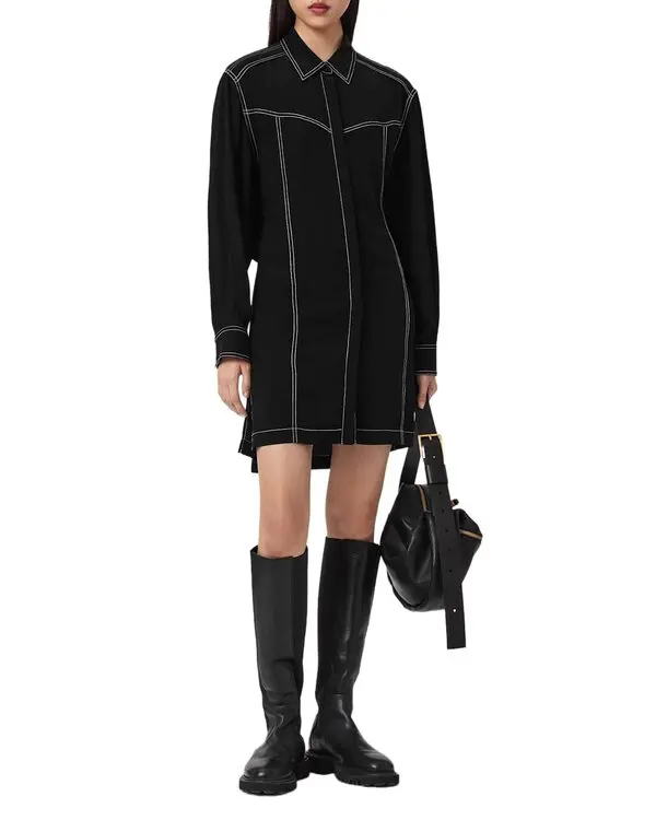 ALLSAINTS Tala Shirt Dress
