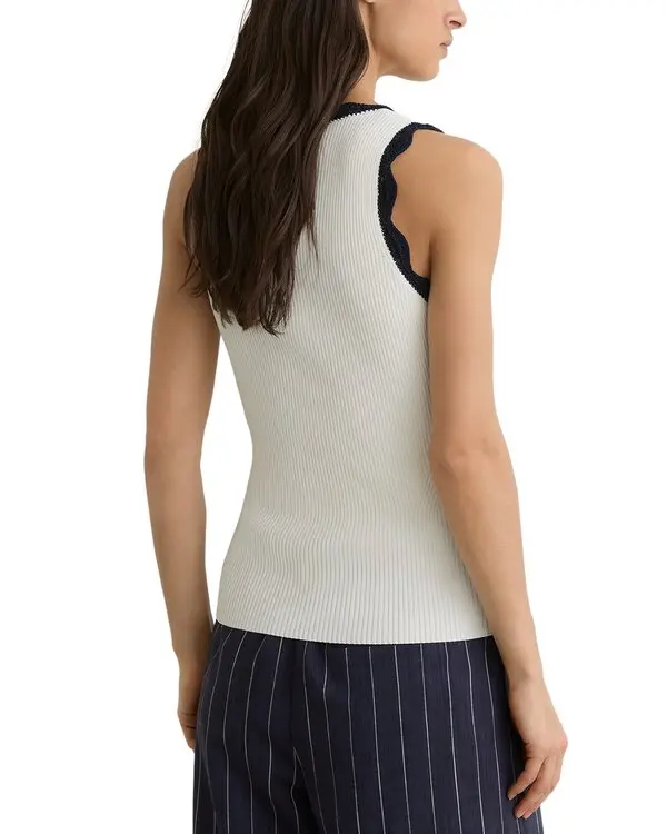 REISS Freya Knit Top
