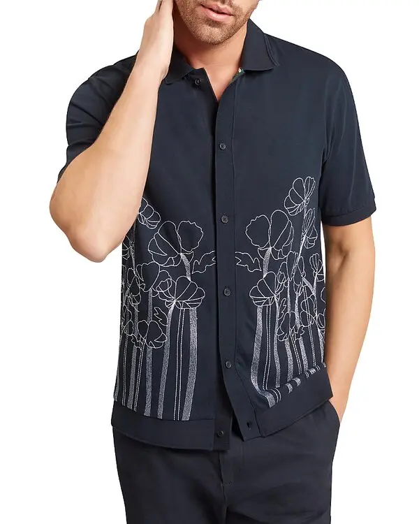 Ted Baker London Actton Embroidered Floral Shirt