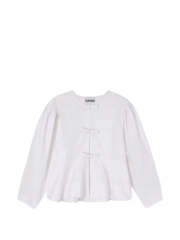 GANNI Organic Cotton Blouse