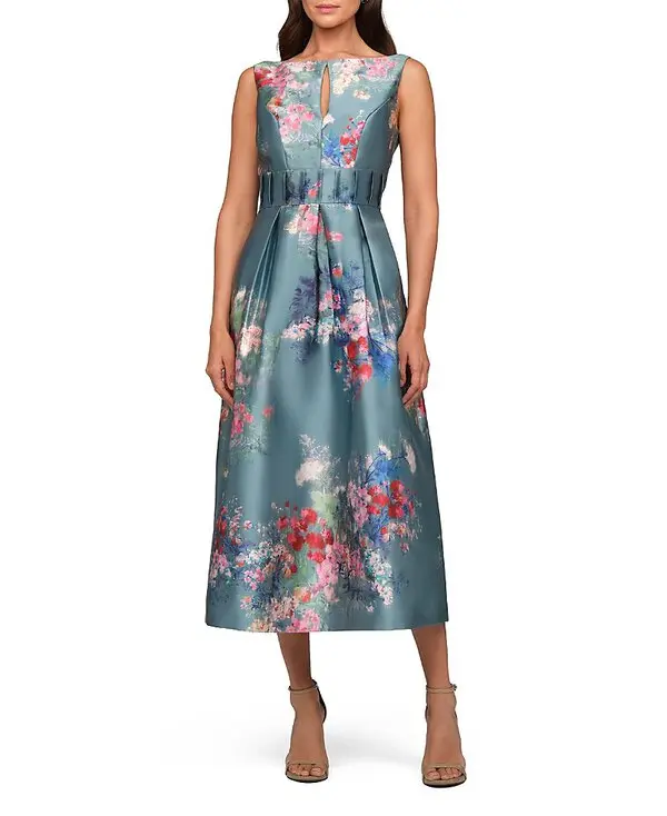 KAY UNGER Hara Tea Length Dress