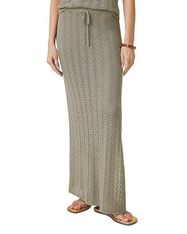 Splendid Eleni Sweater Skirt - Eucalyptus