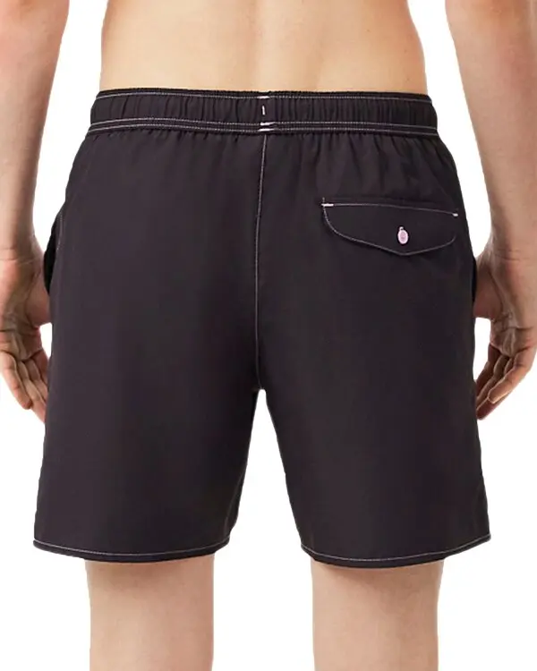 Lacoste Mid Length Tennis Print 6 Swim Trunks