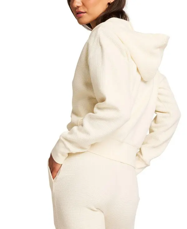 NEGATIVE Waffle Knit Zip-up Hoodie