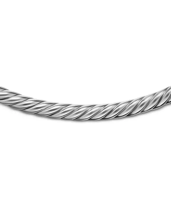 David Yurman Sculpted Cable Flex Necklace - Silver