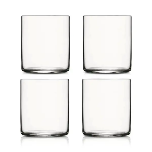 LUIGI BORMIOLI Top Class Round Double Old Fashioned Glass, Set Of 4