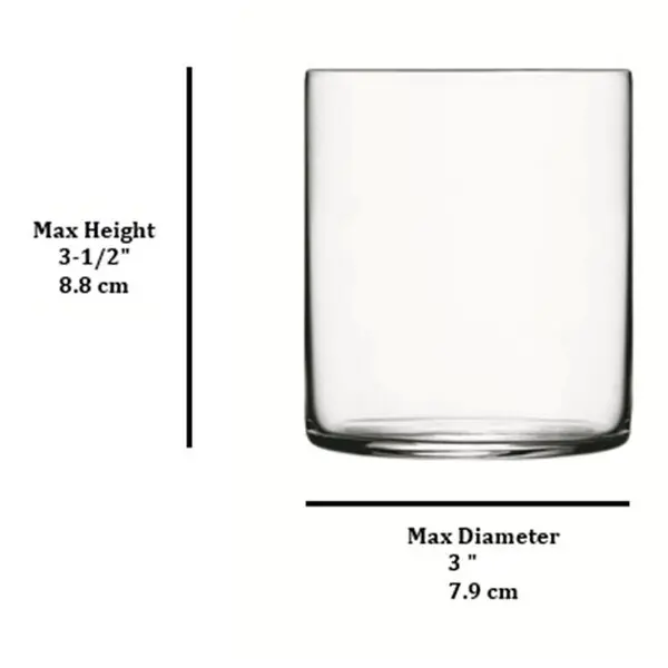 LUIGI BORMIOLI Top Class Round Double Old Fashioned Glass, Set Of 4