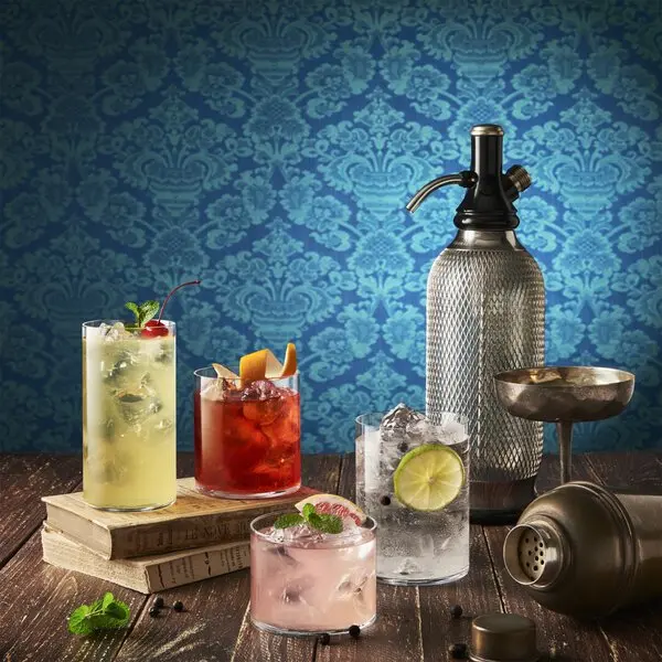 LUIGI BORMIOLI Top Class Round Double Old Fashioned Glass, Set Of 4