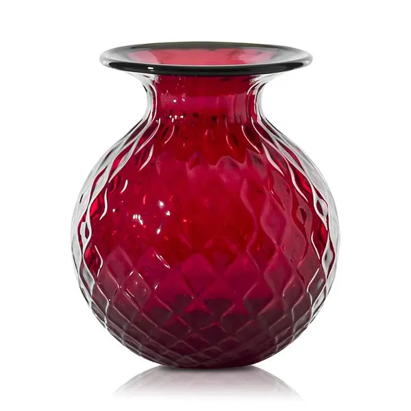 VENINI Balloton Fiori Extra Small Vase - Red