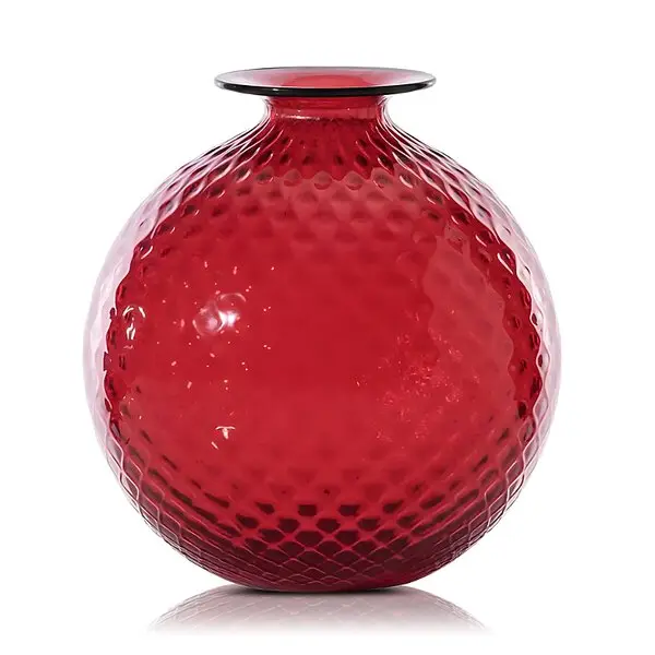 VENINI Monofiori Balloton Large Vase - Red