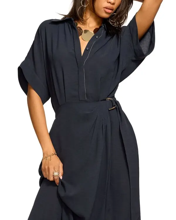 Ramy Brook Sonnet Wrap Skirt Dress