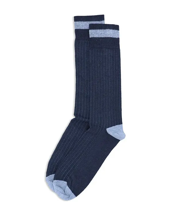 Bloomingdale'S Classic Flag Crew Socks - Navy