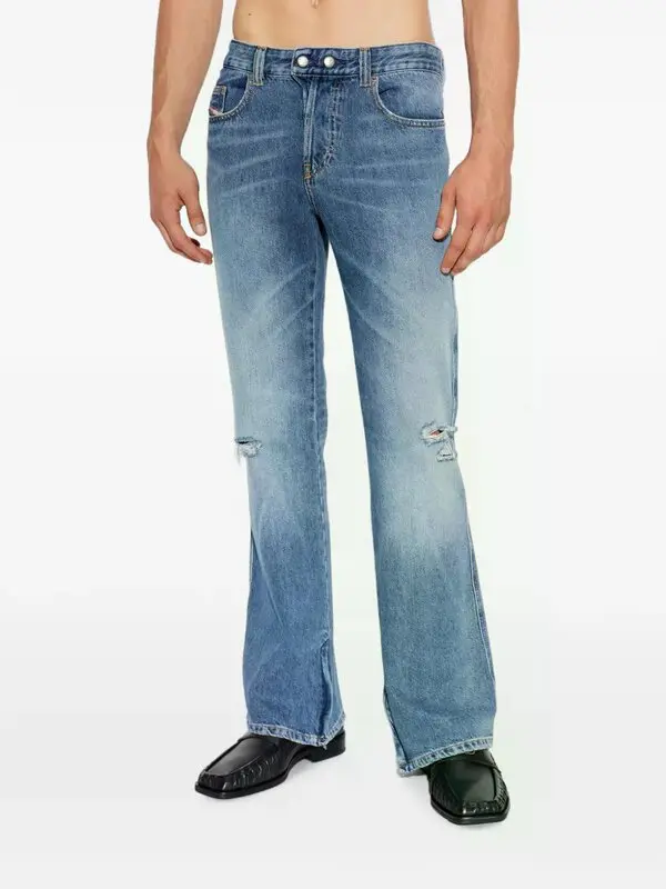 DIESEL® Distressed Flared Jeans