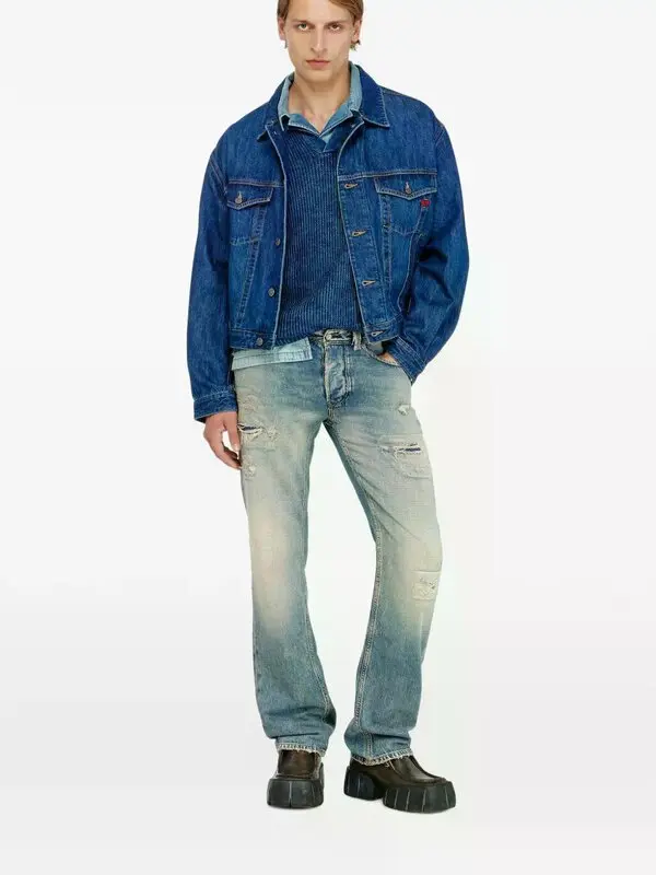 DIESEL® 1985 Larkee Distressed Jeans - Blue