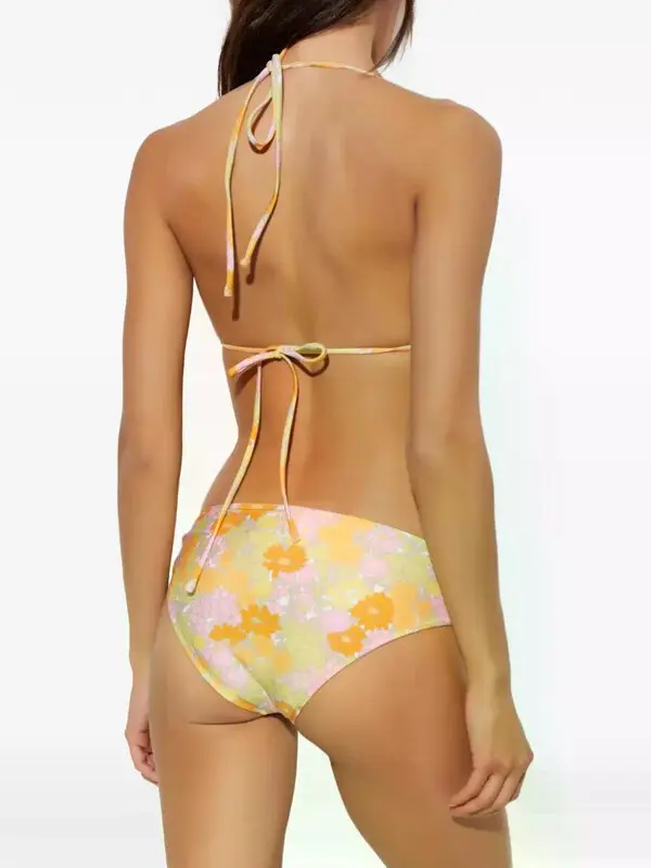 Chloé Floral Print Bikini Top