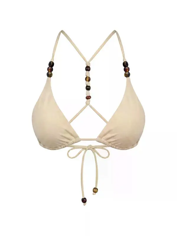 NICHOLAS Rita Racerback Bikini Top - Neutrals