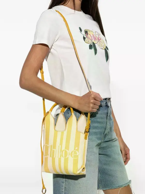 Chloé Mini Striped Tote Bag