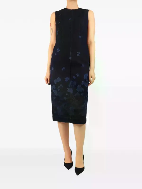 Erdem Elena Floral-print Midi Dress - Blue