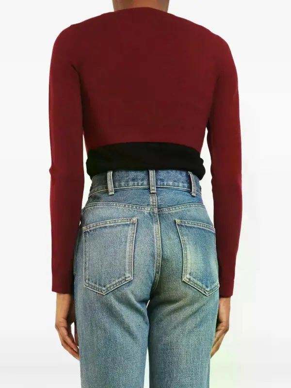 Alaïa Cropped Wool Cardigan