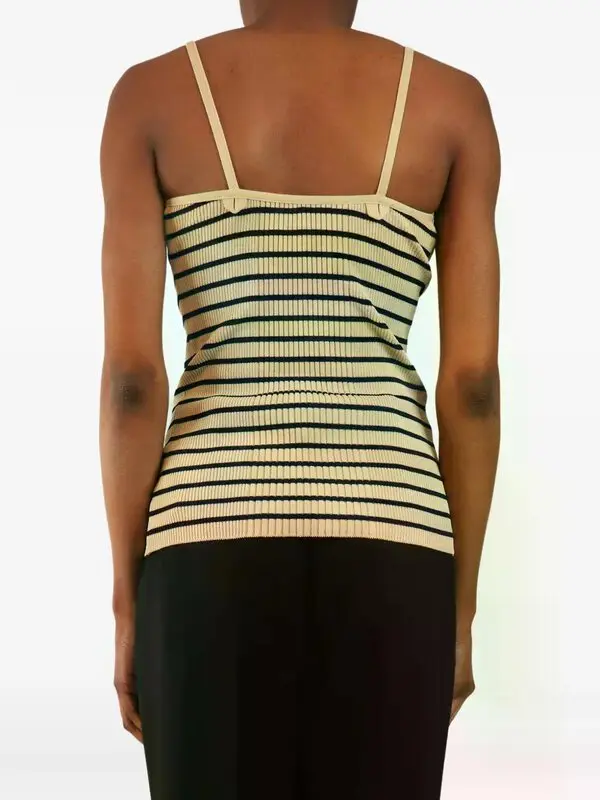 LOW CLASSIC Striped Ribbed Tank Top