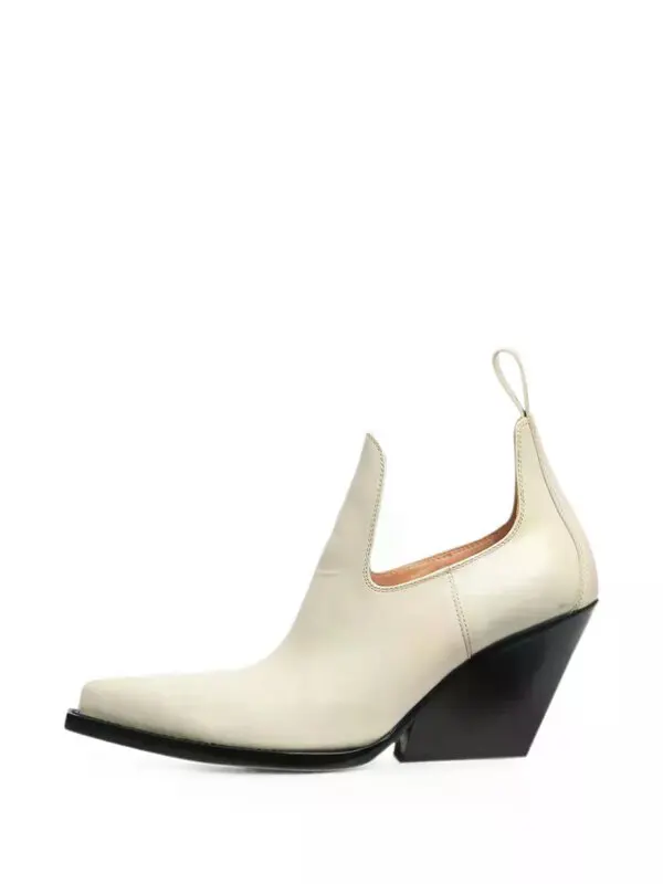 Bottega Veneta Lean Ankle Boots - White