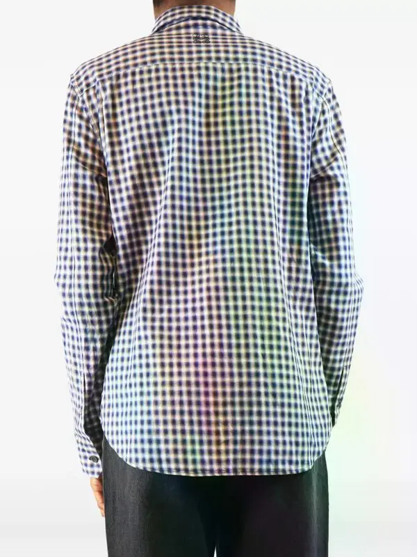 Loewe Check Pleated Shirt
