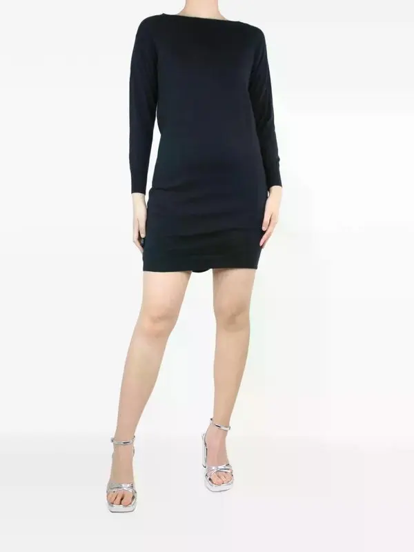 Ralph Lauren Fine-knit Mini Dress - Black