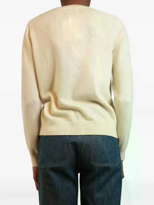 JUMPER1234 Ma Cherie Embroidered Cashmere Sweater