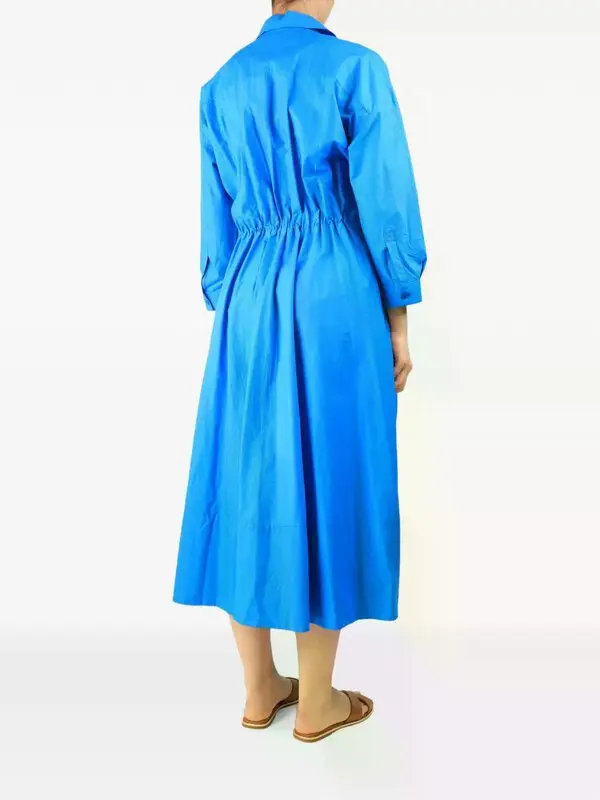 Paule Ka Twist-front Midi Dress